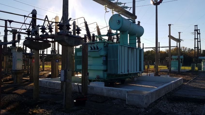 Una descarga eléctrica sacó de servicio un Transformador de TRANSBA y ...